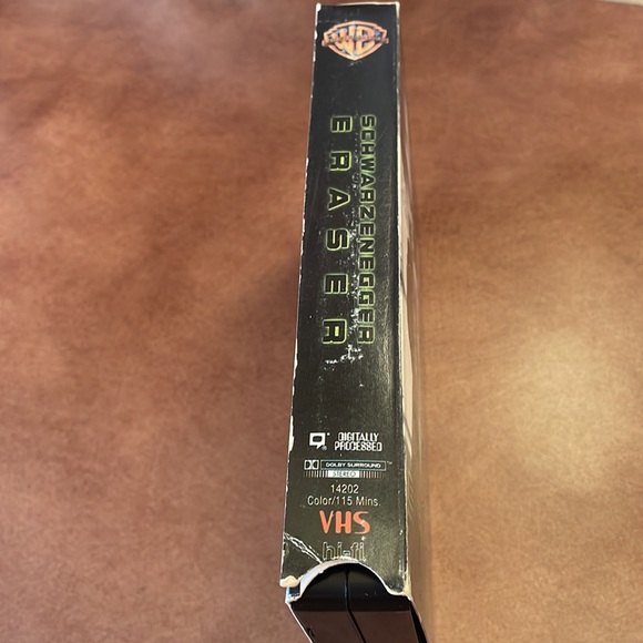 Warner Bros. | Media | Eraser 48 Vhs Eraser Arnold Schwarzenegger James ...